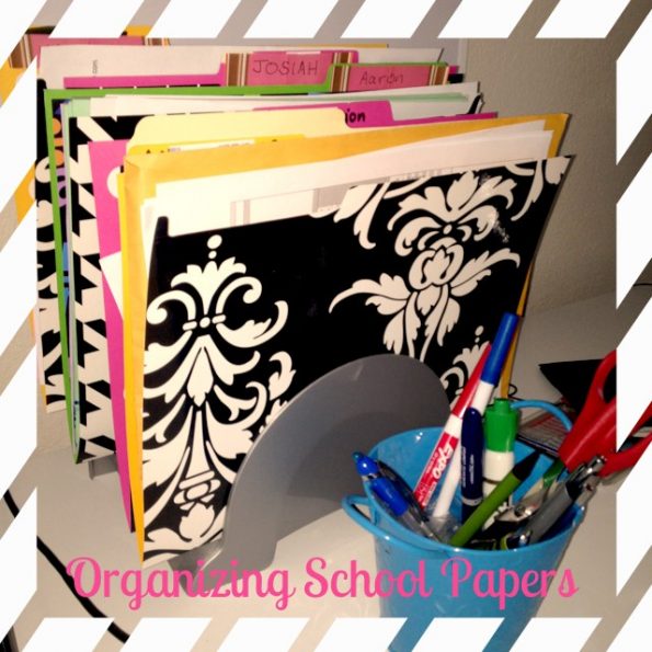Back to School Organization: All Those School Papers! | Mom Fabulous