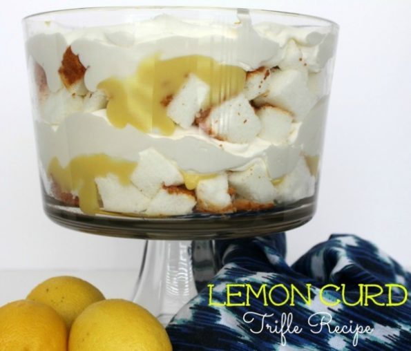 Lemon Trifle with Homemade Lemon Curd Recipe