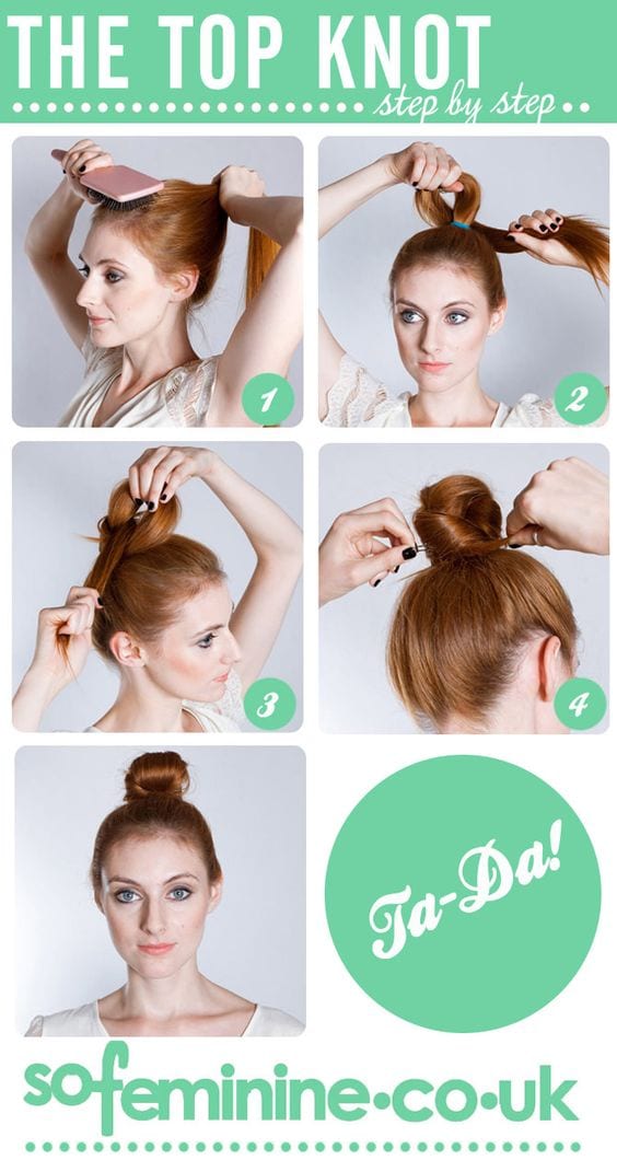 How to Do a Top Knot and Look Like You Didn't Even Try | Mom Fabulous