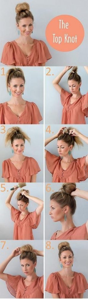 How to Do a Top Knot and Look Like You Didn't Even Try | Mom Fabulous