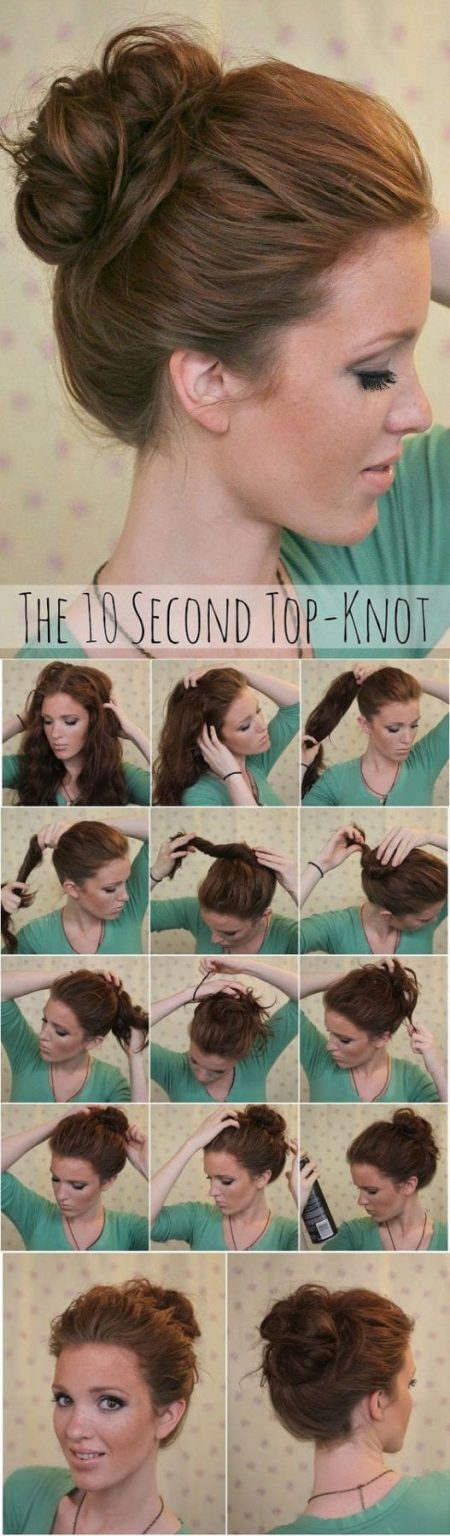 How to Do a Top Knot and Look Like You Didn't Even Try | Mom Fabulous