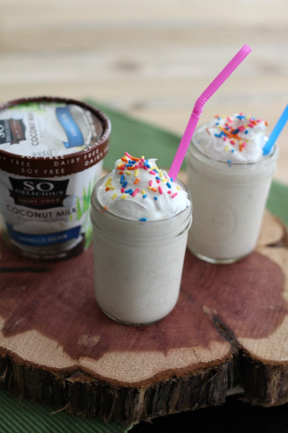 Coconut + Vanilla Dairy Free Milkshake | Mom Fabulous