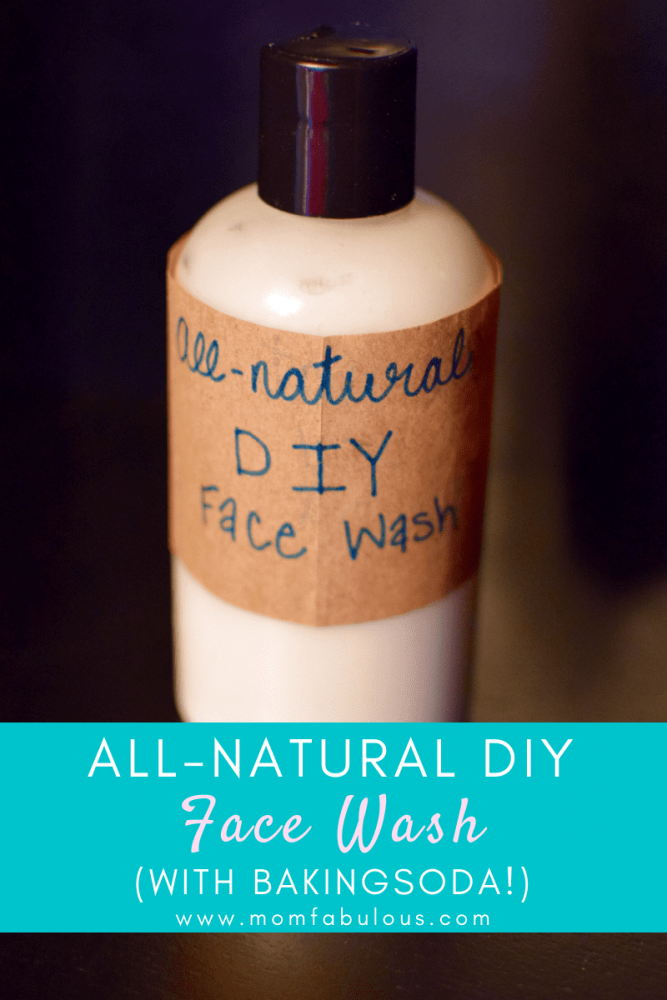 All-Natural DIY Face Wash (with baking soda!)